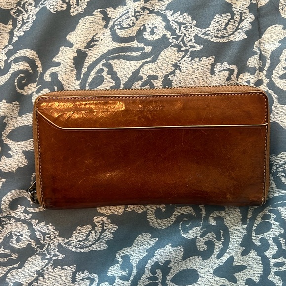 Coach | Bags | Coach Water Buffalo Zip Wallet | Poshmark